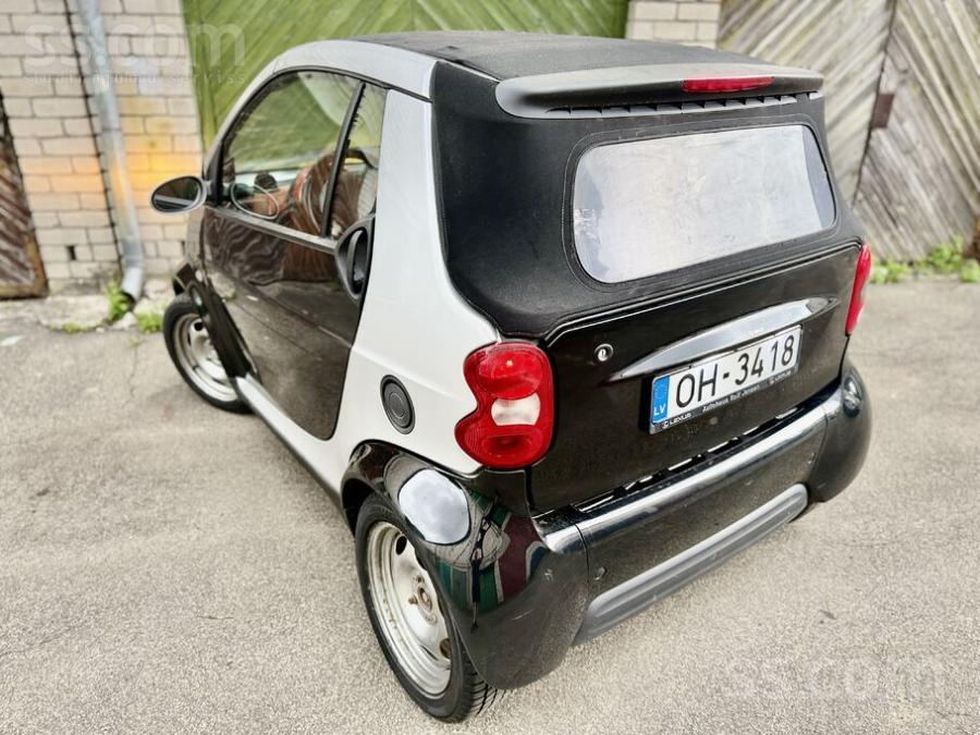 Melns Smart Fortwo 2002 Rīga, ar dzinēja tilpumu 0.80 L un nobraukumu 284 tūkst. km par 1550 €, foto 8 vietnē AUTOMOTO.COM.LV