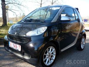 Melns Smart Fortwo 2008 Cēsis, ar dzinēja tilpumu 1.00 L un nobraukumu 159 tūkst. km par 2650 €, foto  vietnē AUTOMOTO.COM.LV