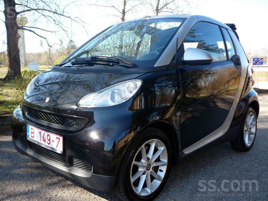 Melns Smart Fortwo 2008 Cēsis, ar dzinēja tilpumu 1.00 L un nobraukumu 159 tūkst. km par 2650 €, foto 1 vietnē AUTOMOTO.COM.LV