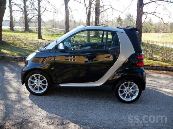 Black Smart Fortwo 2008 in Cesis, with an engine capacity of 1.00 L and mileage of 159 thousand km for 2650 €, photo 8 on AUTOMOTO.COM.LV