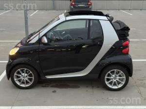 Black Smart Fortwo 2008 in Riga, with an engine capacity of 1.00 L and mileage of 163 thousand km for 4500 €, photo 5 on AUTOMOTO.COM.LV