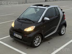 Black Smart Fortwo 2008 in Riga, with an engine capacity of 1.00 L and mileage of 163 thousand km for 4500 €, photo 6 on AUTOMOTO.COM.LV