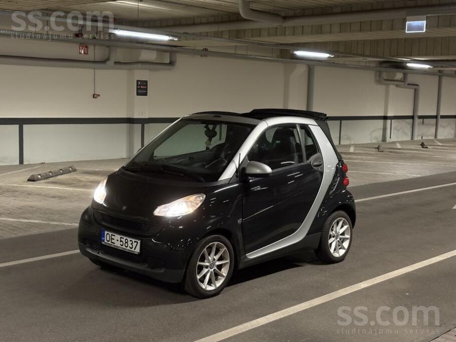 Black Smart Fortwo 2008 in Riga, with an engine capacity of 1.00 L and mileage of 163 thousand km for 4500 €, photo 24 on AUTOMOTO.COM.LV