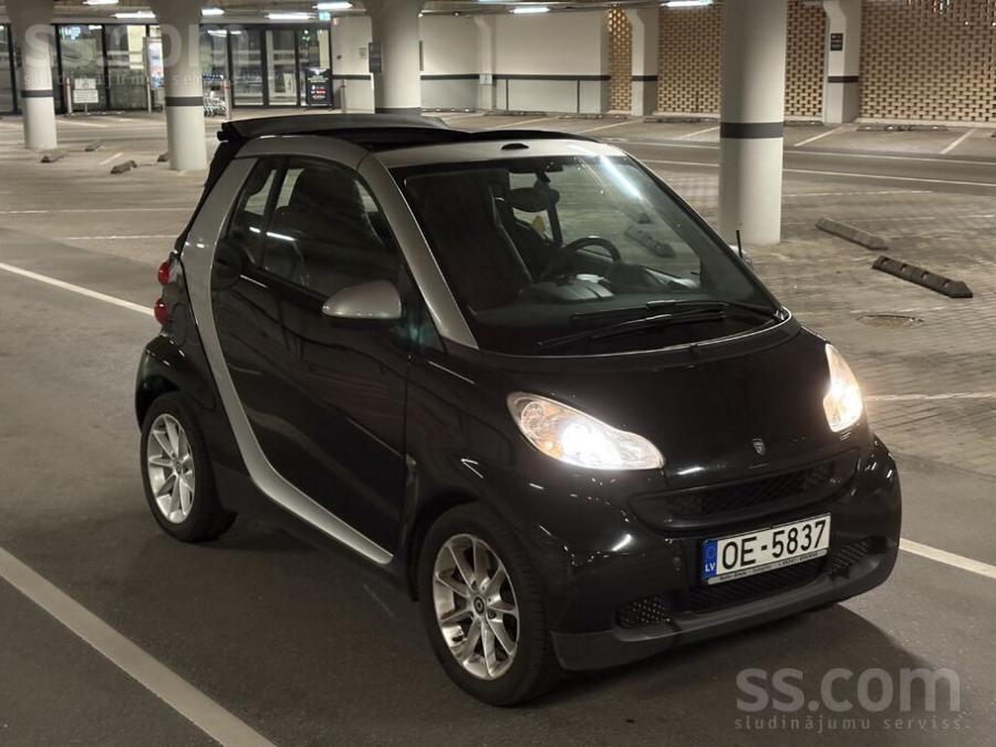Black Smart Fortwo 2008 in Riga, with an engine capacity of 1.00 L and mileage of 163 thousand km for 4500 €, photo 26 on AUTOMOTO.COM.LV