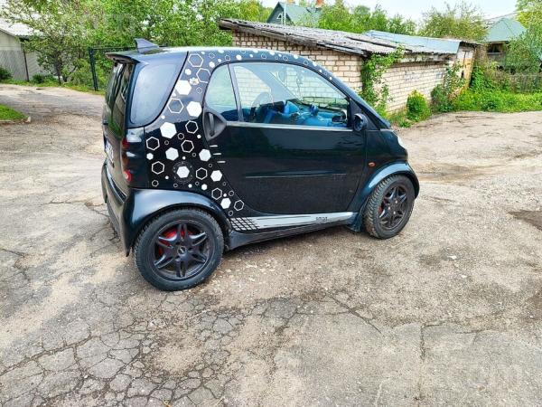Melns Smart Fortwo 2000 Rēzekne, ar dzinēja tilpumu 0.80 L un nobraukumu 225 tūkst. km par 1000 €, foto 3 vietnē AUTOMOTO.COM.LV