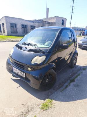 Black Smart Fortwo 2003 in Kaunas, with an engine capacity of 0.80 L and mileage of 120 thousand km for 499 €, photo  on AUTOMOTO.COM.LV