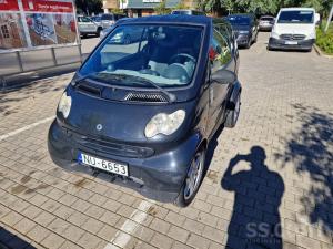 Black Smart Fortwo 2004 in Riga, with an engine capacity of 0.70 L and mileage of 124 thousand km for 1200 €, photo 7 on AUTOMOTO.COM.LV