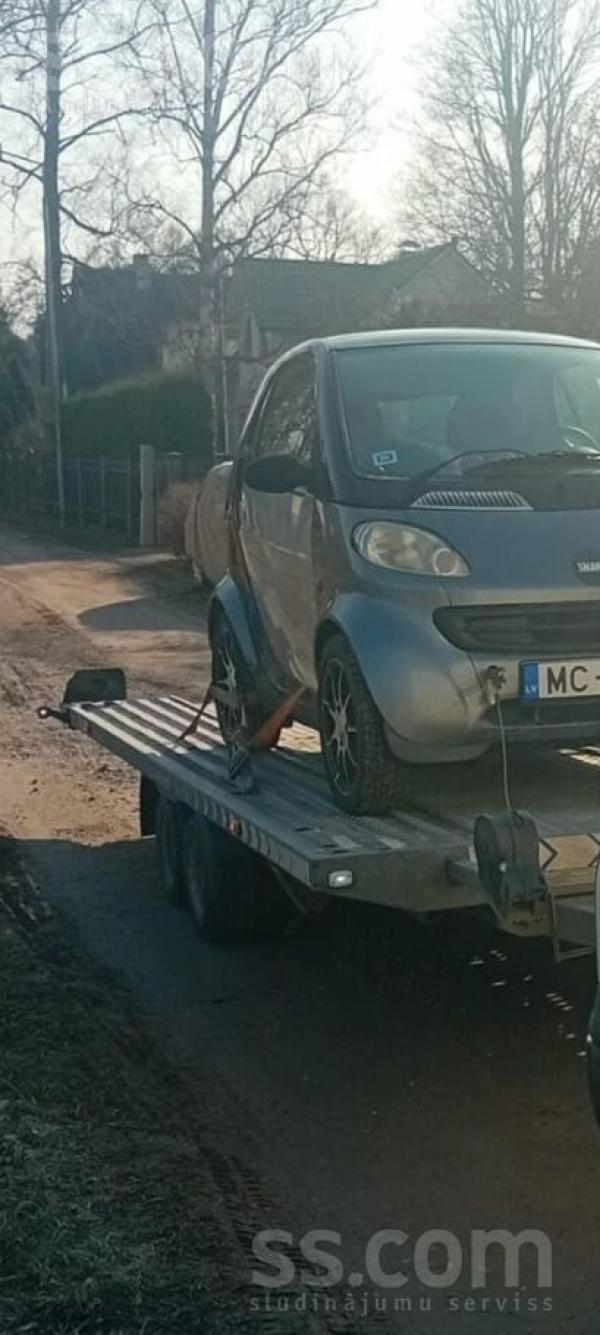 Blue Smart Fortwo 2001 in Kuldiga, with an engine capacity of 0.80 L and mileage of 200 thousand km for 450 €, photo 1 on AUTOMOTO.COM.LV
