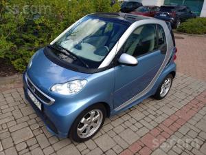 Blue Smart Fortwo 2013 in Riga, with an engine capacity of 1.00 L and mileage of 70 thousand km for 4750 €, photo 4 on AUTOMOTO.COM.LV