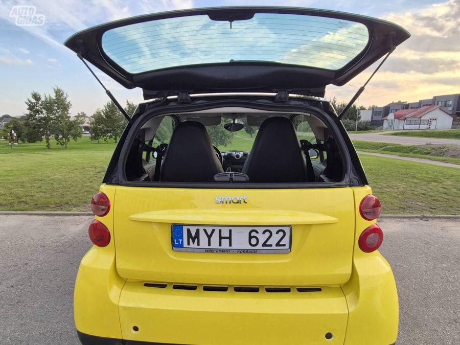 Smart Fortwo 2007 in Kaunas, with an engine capacity of 1.00 L and mileage of 137 thousand km for 2499 €, photo 6 on AUTOMOTO.COM.LV