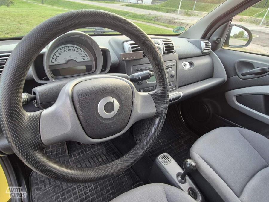 Smart Fortwo 2007 in Kaunas, with an engine capacity of 1.00 L and mileage of 137 thousand km for 2499 €, photo 12 on AUTOMOTO.COM.LV