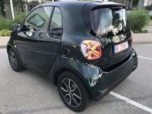 Green Smart Fortwo 2022 in Riga, with an engine capacity of 0.60 L and mileage of 28 thousand km for 7100 €, photo 7 on AUTOMOTO.COM.LV