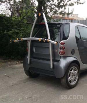 Grey Smart Fortwo 2001 in Riga, with an engine capacity of 0.60 L and mileage of 94 thousand km for 1600 €, photo 13 on AUTOMOTO.COM.LV