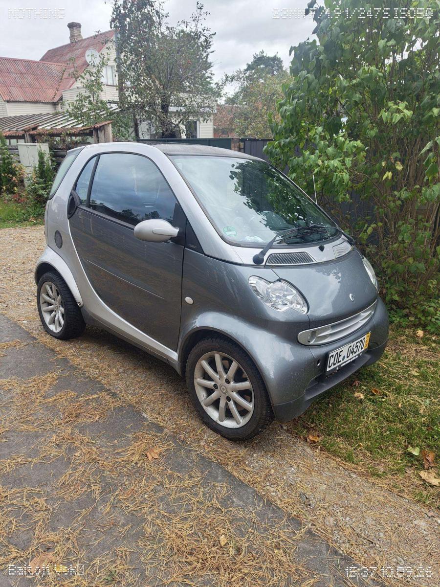 Pelēks Smart Fortwo 2004 Viļņa, ar dzinēja tilpumu 0.70 L un nobraukumu 184 tūkst. km par 1400 €, foto 1 vietnē AUTOMOTO.COM.LV