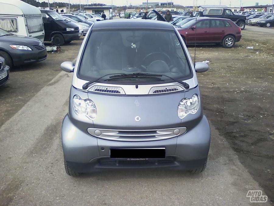 Pelēks Smart Fortwo 2005 Viļņa, ar dzinēja tilpumu 0.70 L un nobraukumu 193 tūkst. km par 2250 €, foto 1 vietnē AUTOMOTO.COM.LV