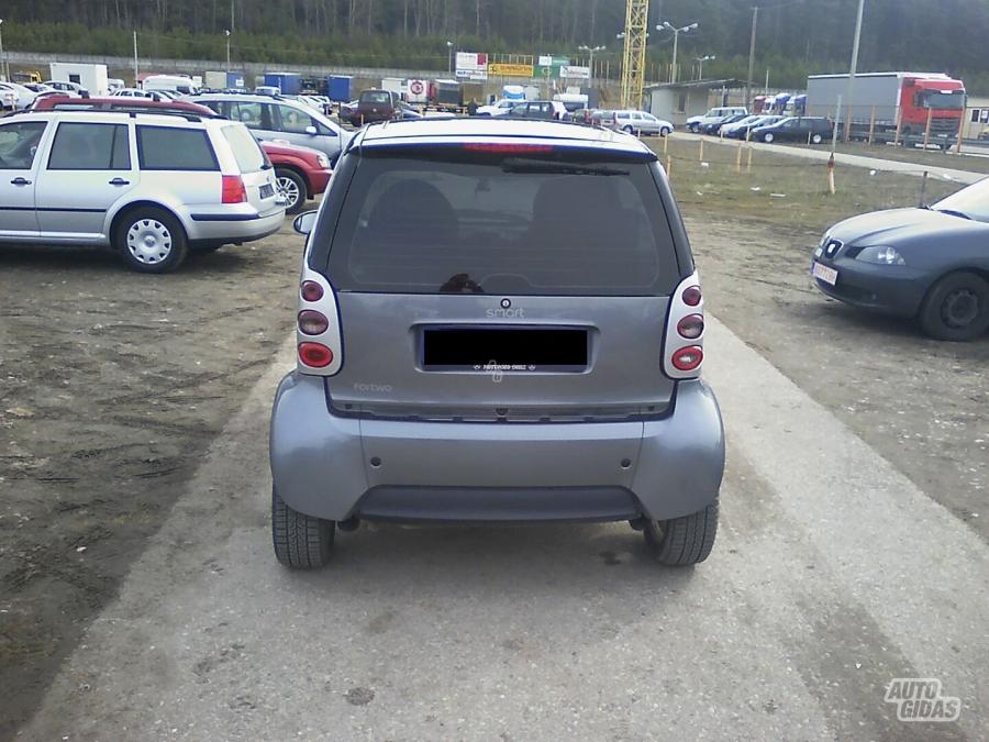 Pelēks Smart Fortwo 2005 Viļņa, ar dzinēja tilpumu 0.70 L un nobraukumu 193 tūkst. km par 2250 €, foto 4 vietnē AUTOMOTO.COM.LV