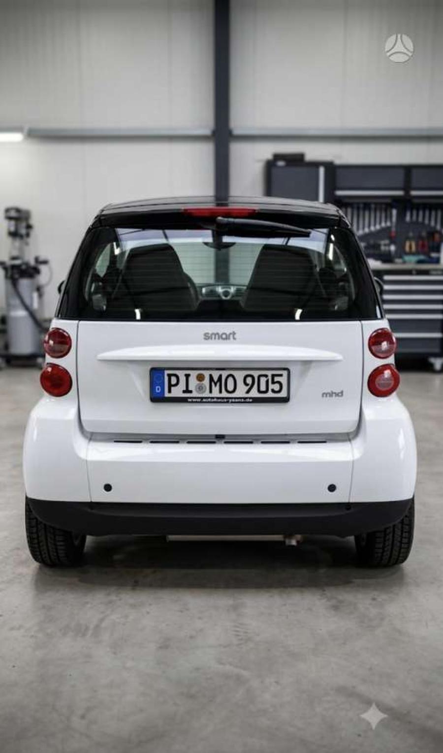 Grey Smart Fortwo 2012 in Kaunas, with an engine capacity of 1.00 L and mileage of 76 thousand km for 3700 €, photo 5 on AUTOMOTO.COM.LV