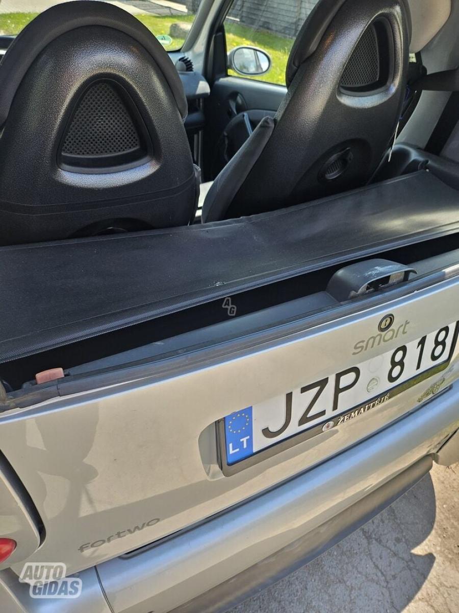 Pelēks Smart Fortwo 2004 Kretinga, ar dzinēja tilpumu 0.80 L un nobraukumu 143 tūkst. km par 1550 €, foto 10 vietnē AUTOMOTO.COM.LV