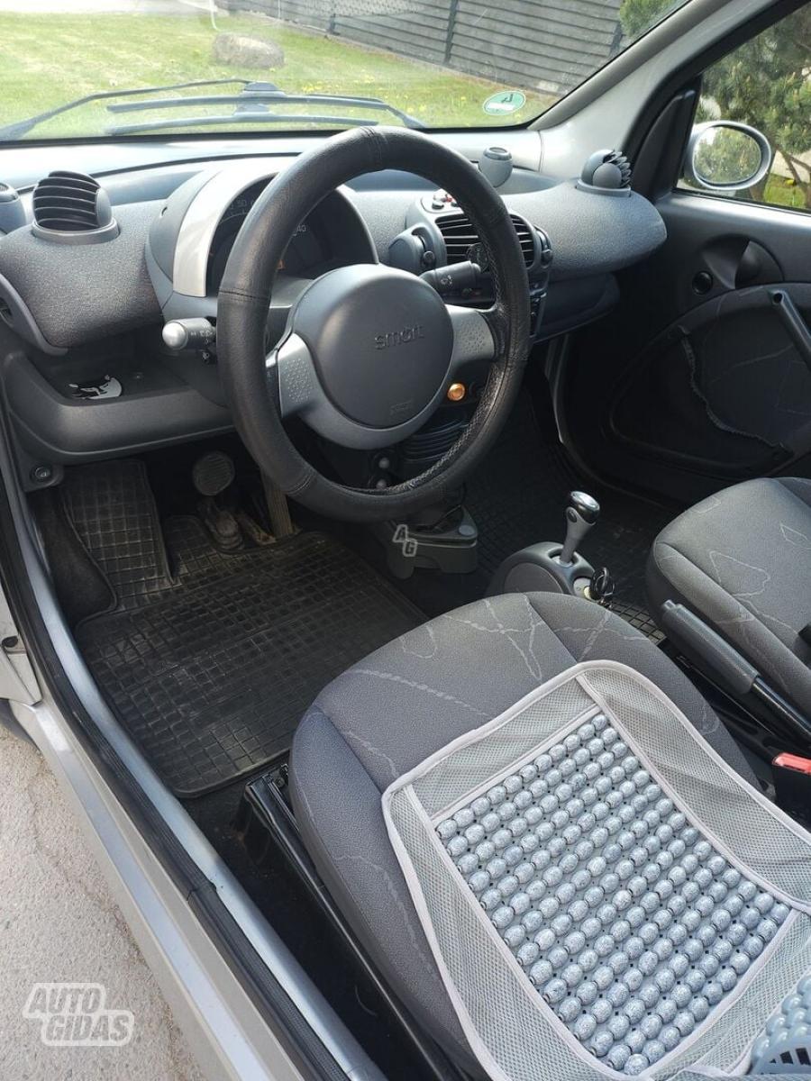 Pelēks Smart Fortwo 2004 Kretinga, ar dzinēja tilpumu 0.80 L un nobraukumu 143 tūkst. km par 1550 €, foto 12 vietnē AUTOMOTO.COM.LV