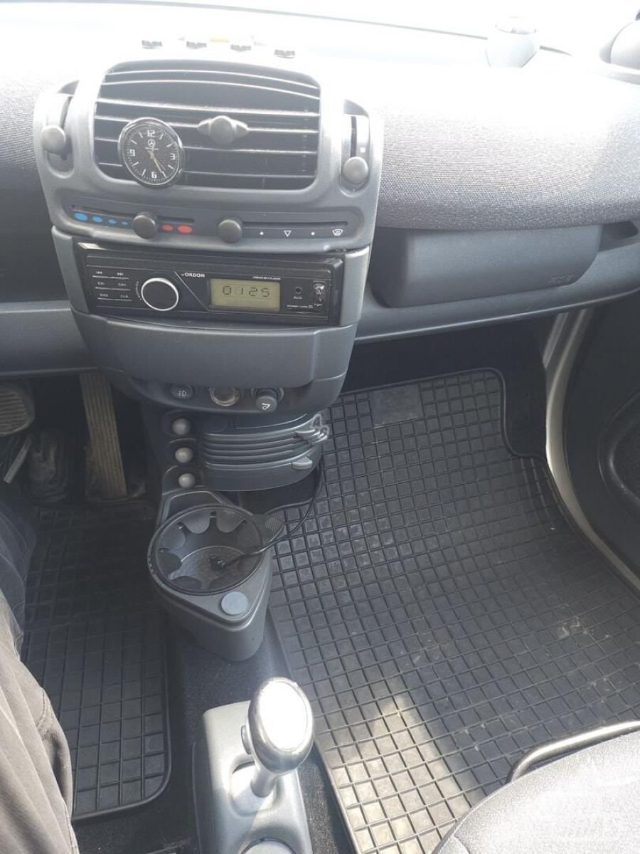 Pelēks Smart Fortwo 2004 Kretinga, ar dzinēja tilpumu 0.80 L un nobraukumu 143 tūkst. km par 1550 €, foto 19 vietnē AUTOMOTO.COM.LV