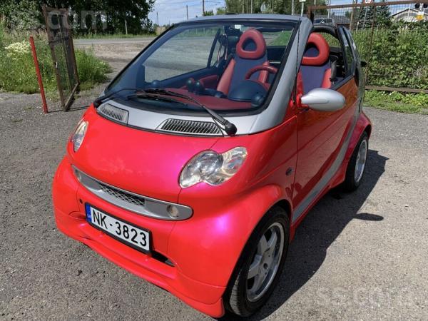 Red Smart Fortwo 2000 in Riga, with an engine capacity of 0.60 L and mileage of 51 thousand km for 4500 €, photo 1 on AUTOMOTO.COM.LV