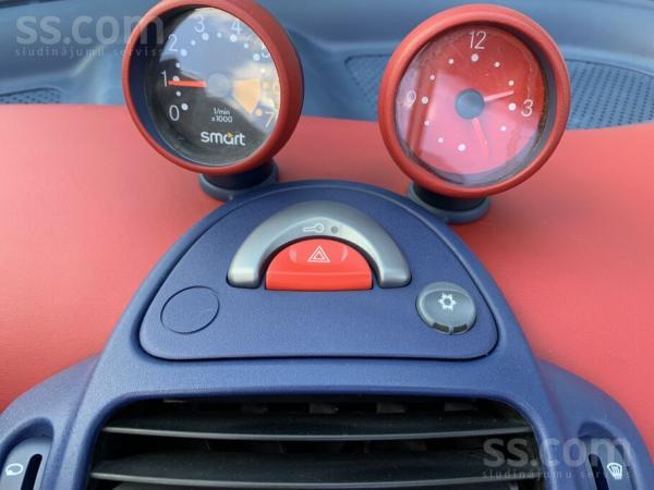 Red Smart Fortwo 2000 in Riga, with an engine capacity of 0.60 L and mileage of 51 thousand km for 4500 €, photo 10 on AUTOMOTO.COM.LV