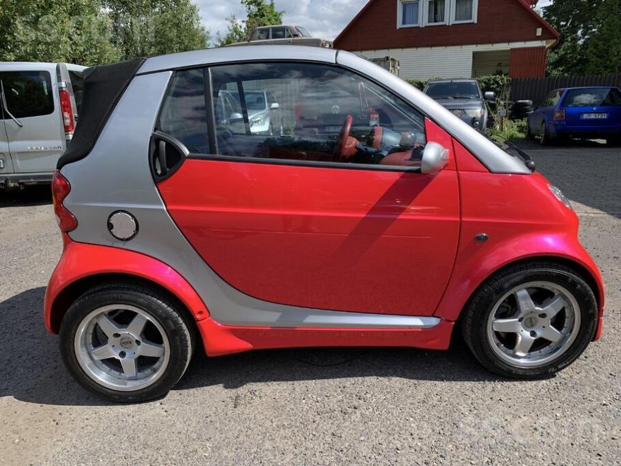 Red Smart Fortwo 2000 in Riga, with an engine capacity of 0.60 L and mileage of 51 thousand km for 4500 €, photo 22 on AUTOMOTO.COM.LV