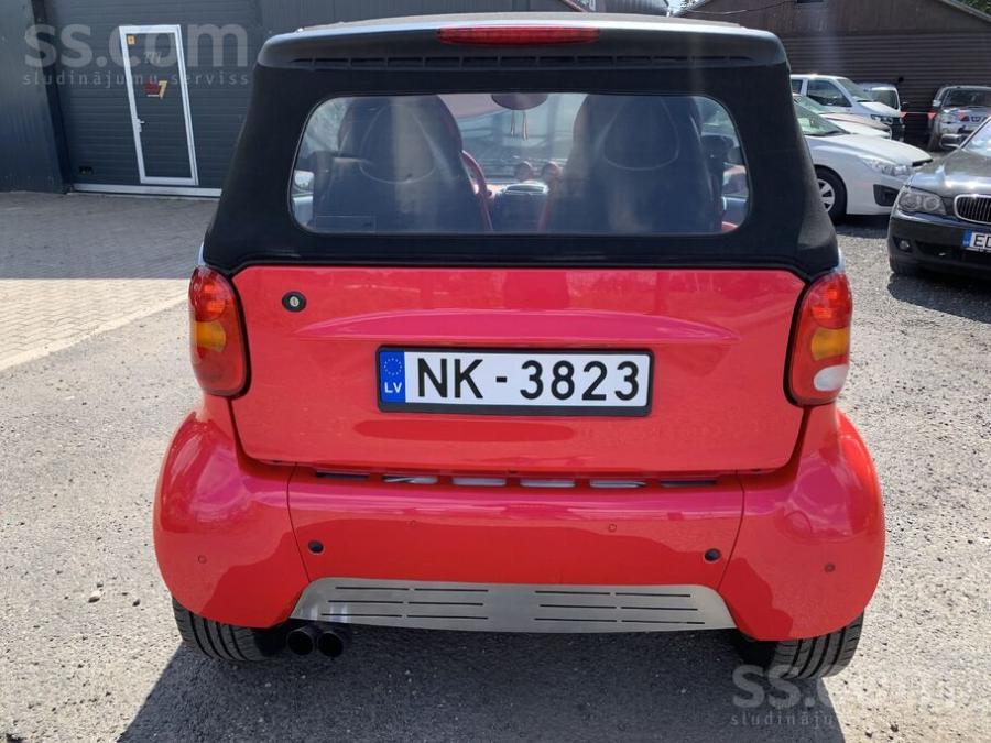 Red Smart Fortwo 2000 in Riga, with an engine capacity of 0.60 L and mileage of 51 thousand km for 4500 €, photo 24 on AUTOMOTO.COM.LV