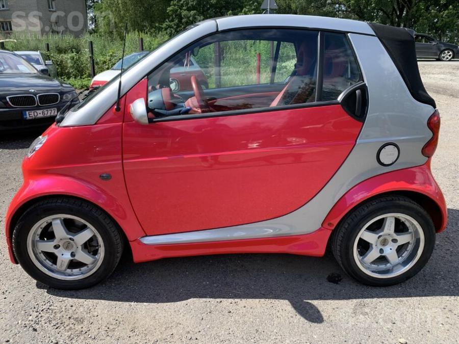Sarkans Smart Fortwo 2000 Rīga, ar dzinēja tilpumu 0.60 L un nobraukumu 51 tūkst. km par 4500 €, foto 21 vietnē AUTOMOTO.COM.LV