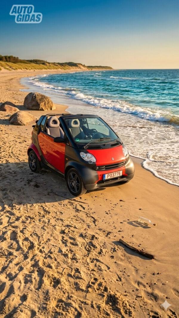 Sarkans Smart Fortwo 2005 Varėna, ar dzinēja tilpumu 0.70 L un nobraukumu 105 tūkst. km par 2700 €, foto 1 vietnē AUTOMOTO.COM.LV