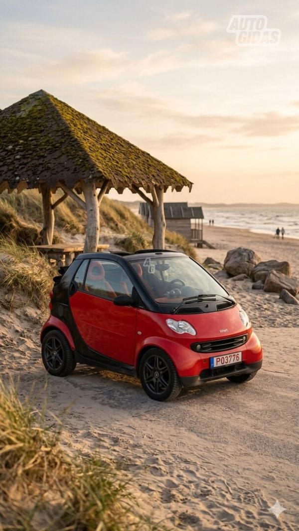 Sarkans Smart Fortwo 2005 Varėna, ar dzinēja tilpumu 0.70 L un nobraukumu 105 tūkst. km par 2700 €, foto 2 vietnē AUTOMOTO.COM.LV