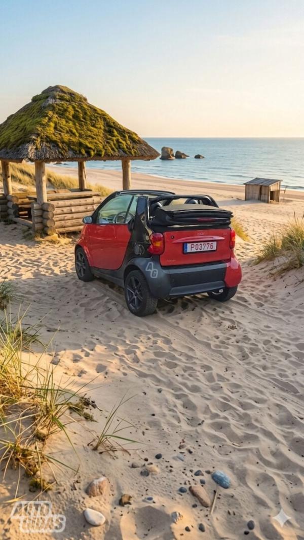 Sarkans Smart Fortwo 2005 Varėna, ar dzinēja tilpumu 0.70 L un nobraukumu 105 tūkst. km par 2700 €, foto 3 vietnē AUTOMOTO.COM.LV