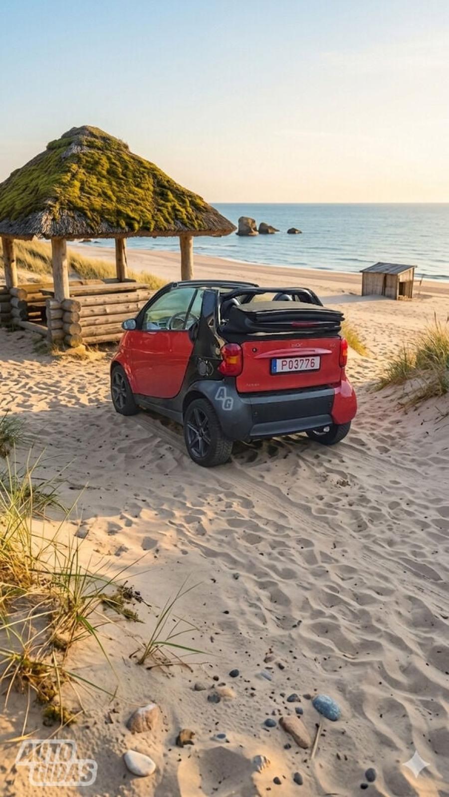 Sarkans Smart Fortwo 2005 Varėna, ar dzinēja tilpumu 0.70 L un nobraukumu 105 tūkst. km par 2700 €, foto 4 vietnē AUTOMOTO.COM.LV