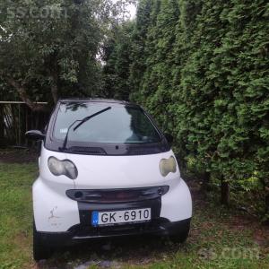 White Smart Fortwo 2002 in Riga, with an engine capacity of 0.60 L and mileage of 216 thousand km for 500 €, photo 3 on AUTOMOTO.COM.LV