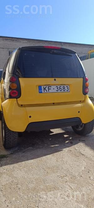 Dzeltens Smart Fortwo 1999 Daugavpils, ar dzinēja tilpumu 0.60 L un nobraukumu 189 tūkst. km par 1450 €, foto 4 vietnē AUTOMOTO.COM.LV