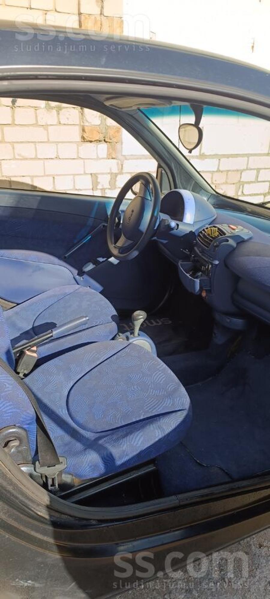 Dzeltens Smart Fortwo 1999 Daugavpils, ar dzinēja tilpumu 0.60 L un nobraukumu 189 tūkst. km par 1450 €, foto 6 vietnē AUTOMOTO.COM.LV