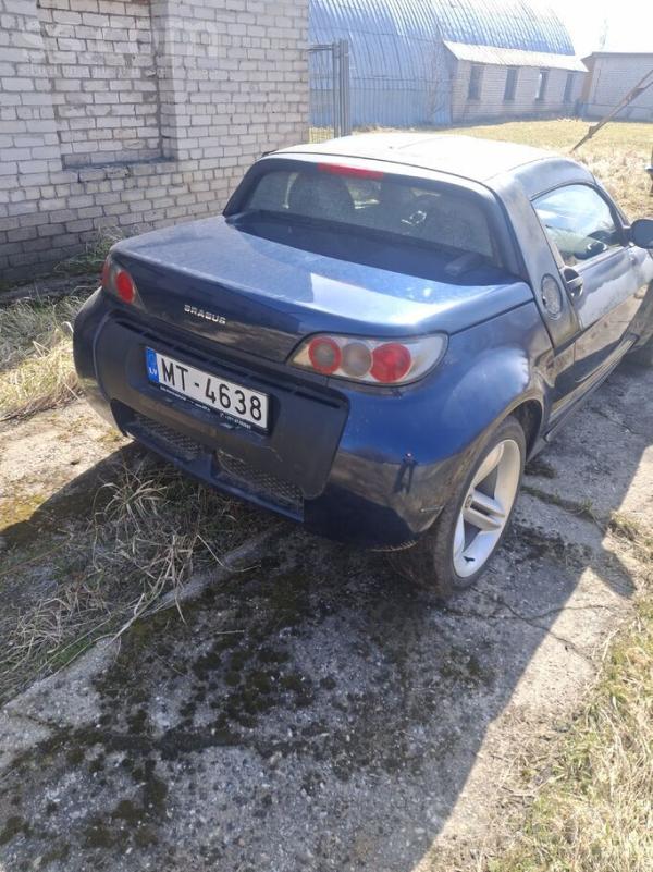 Blue Smart Roadster 2004 in Limbazi, with an engine capacity of 0.70 L and mileage of 171 thousand km for 1999 €, photo 4 on AUTOMOTO.COM.LV