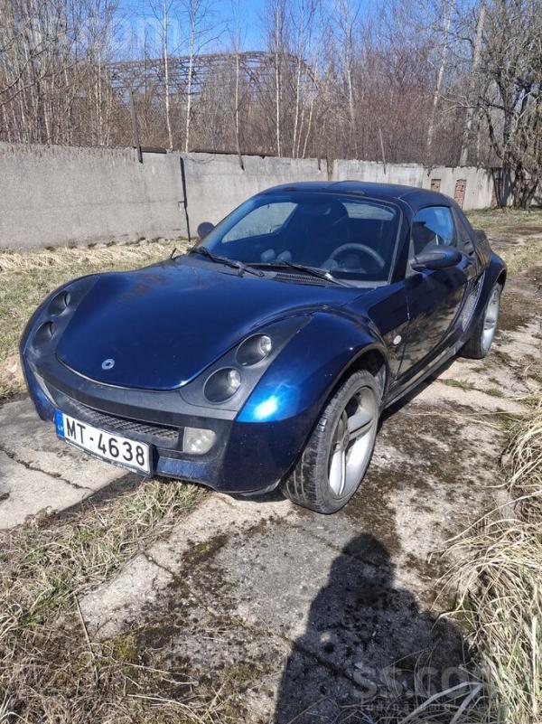 Blue Smart Roadster 2004 in Limbazi, with an engine capacity of 0.70 L and mileage of 171 thousand km for 1999 €, photo 6 on AUTOMOTO.COM.LV