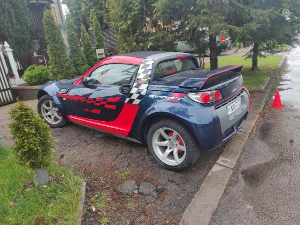 Blue Smart Roadster 2004 in Kaunas, with an engine capacity of 0.70 L and mileage of 140 thousand km for 4900 €, photo 2 on AUTOMOTO.COM.LV