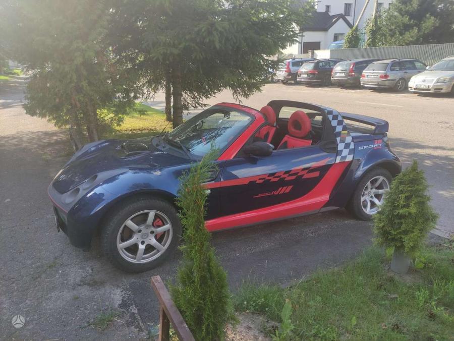 Blue Smart Roadster 2004 in Kaunas, with an engine capacity of 0.70 L and mileage of 140 thousand km for 4900 €, photo 7 on AUTOMOTO.COM.LV
