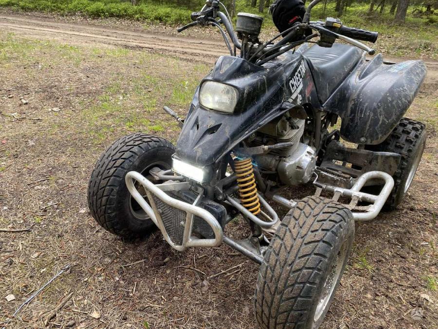 Melns SMC Wildcat 2003 Kauņa, ar dzinēja tilpumu 0.25 L un nobraukumu 80 tūkst. km par 1300 €, foto 1 vietnē AUTOMOTO.COM.LV
