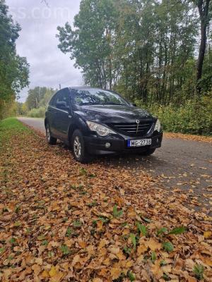 Black SsangYong Actyon 2007 in Daugavpils, with an engine capacity of 2.00 L and mileage of 219 thousand km for 1900 €, photo  on AUTOMOTO.COM.LV