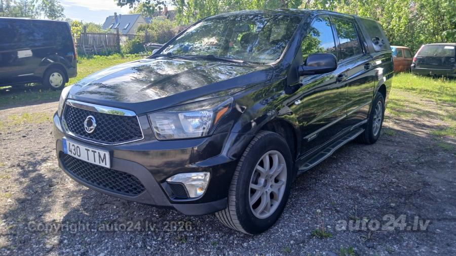 Melns SsangYong Actyon 2015 Pērnava, ar dzinēja tilpumu 2.00 L un nobraukumu 188 tūkst. km par 9499 €, foto 1 vietnē AUTOMOTO.COM.LV