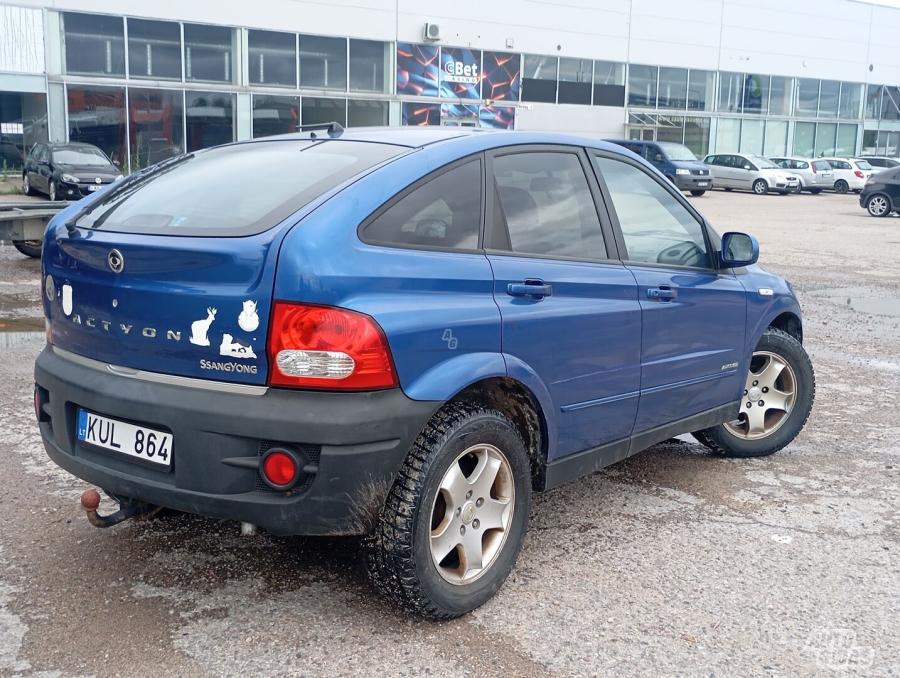 SsangYong Actyon 2007 in Kaunas, with an engine capacity of 2.00 L and mileage of 211 thousand km for 1350 €, photo 6 on AUTOMOTO.COM.LV