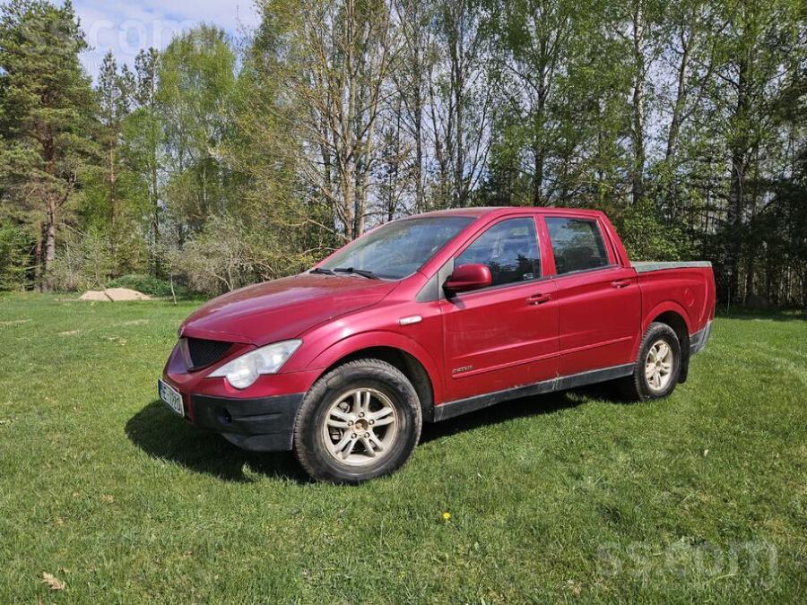Sarkans SsangYong Actyon 2008 Daugavpils, ar dzinēja tilpumu 2.00 L un nobraukumu 204 tūkst. km par 2000 €, foto 1 vietnē AUTOMOTO.COM.LV