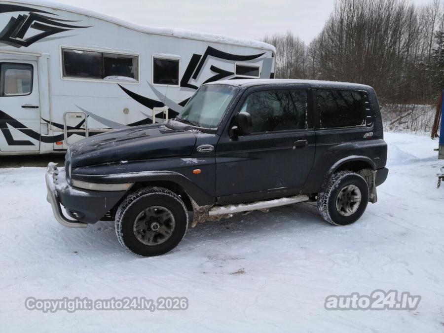 Black SsangYong Korando 1997 in Parnu, with an engine capacity of 2.90 L and mileage of 315 thousand km for 3600 €, photo 1 on AUTOMOTO.COM.LV