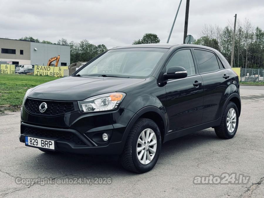 Black SsangYong Korando 2016 in Tallinn, with an engine capacity of 2.00 L and mileage of 89 thousand km for 6500 €, photo 7 on AUTOMOTO.COM.LV