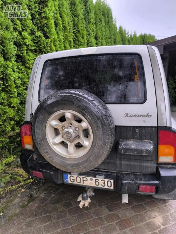 SsangYong Korando 2000 Telšiai, ar dzinēja tilpumu 2.90 L un nobraukumu 302 tūkst. km par 2200 €, foto 4 vietnē AUTOMOTO.COM.LV