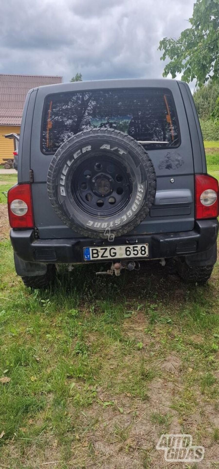 Pelēks SsangYong Korando 2001 Šalčininkai, ar dzinēja tilpumu 2.00 L un nobraukumu 274 tūkst. km par 1800 €, foto 5 vietnē AUTOMOTO.COM.LV