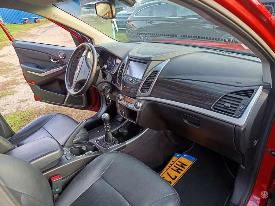 Sarkans SsangYong Korando 2016 Marijampole, ar dzinēja tilpumu 2.16 L un nobraukumu 130 tūkst. km par 4799 €, foto 14 vietnē AUTOMOTO.COM.LV